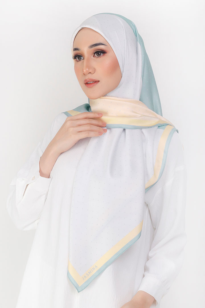 Elia Printed Square Green - Jasmina